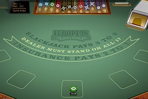 European Blackjack by Microgaming - Rules and How to Play